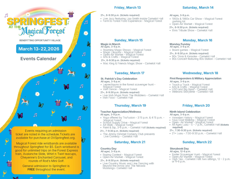 Springfest at the Magical Forest - Family Fun Vegas